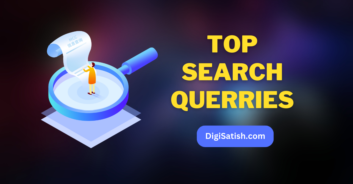Top Search Queries Checking Tools